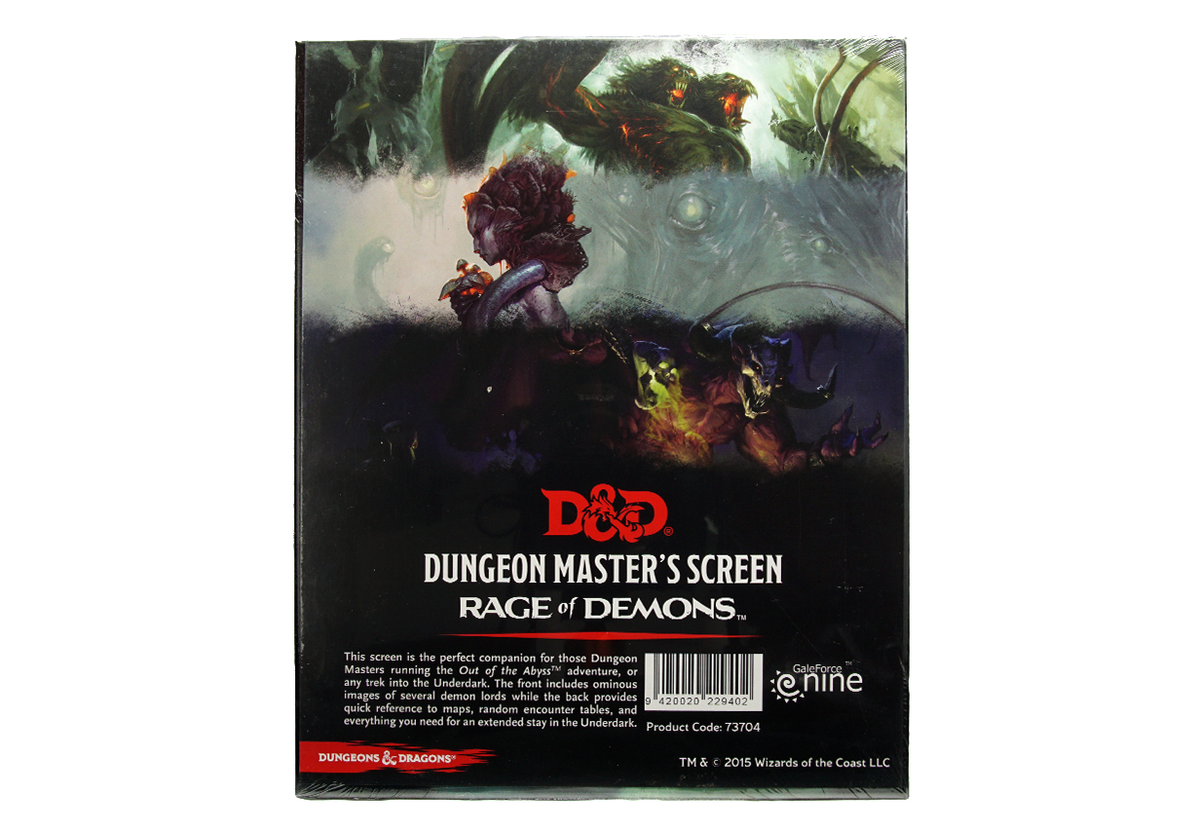 Rage of Demons DM Screen | | Free & Fast Shipping | DiceRoll UK