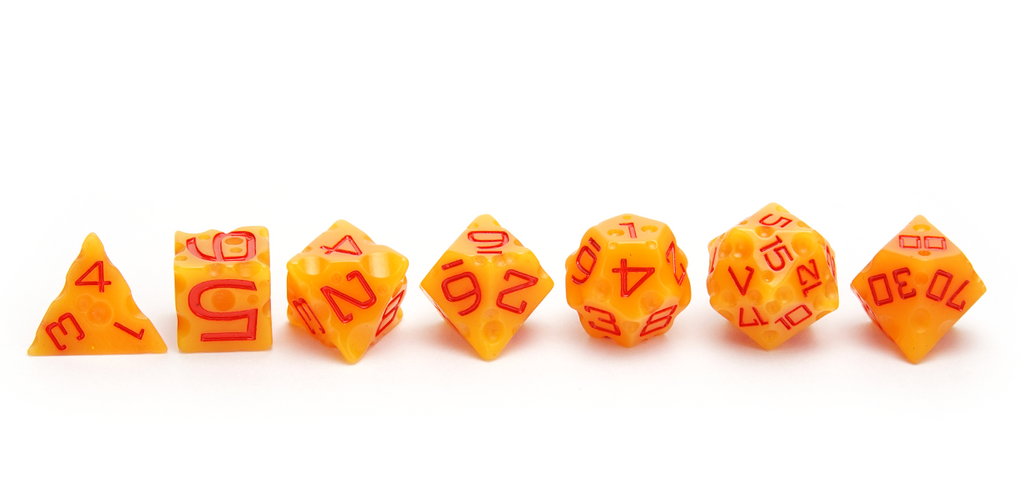 Cheese Dice Set | Free & Fast Shipping | DiceRoll UK