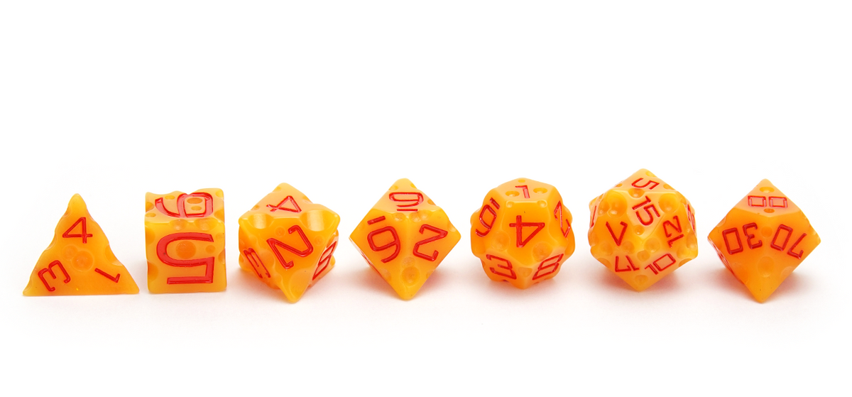 Cheese Dice Set | Free & Fast Shipping | DiceRoll UK