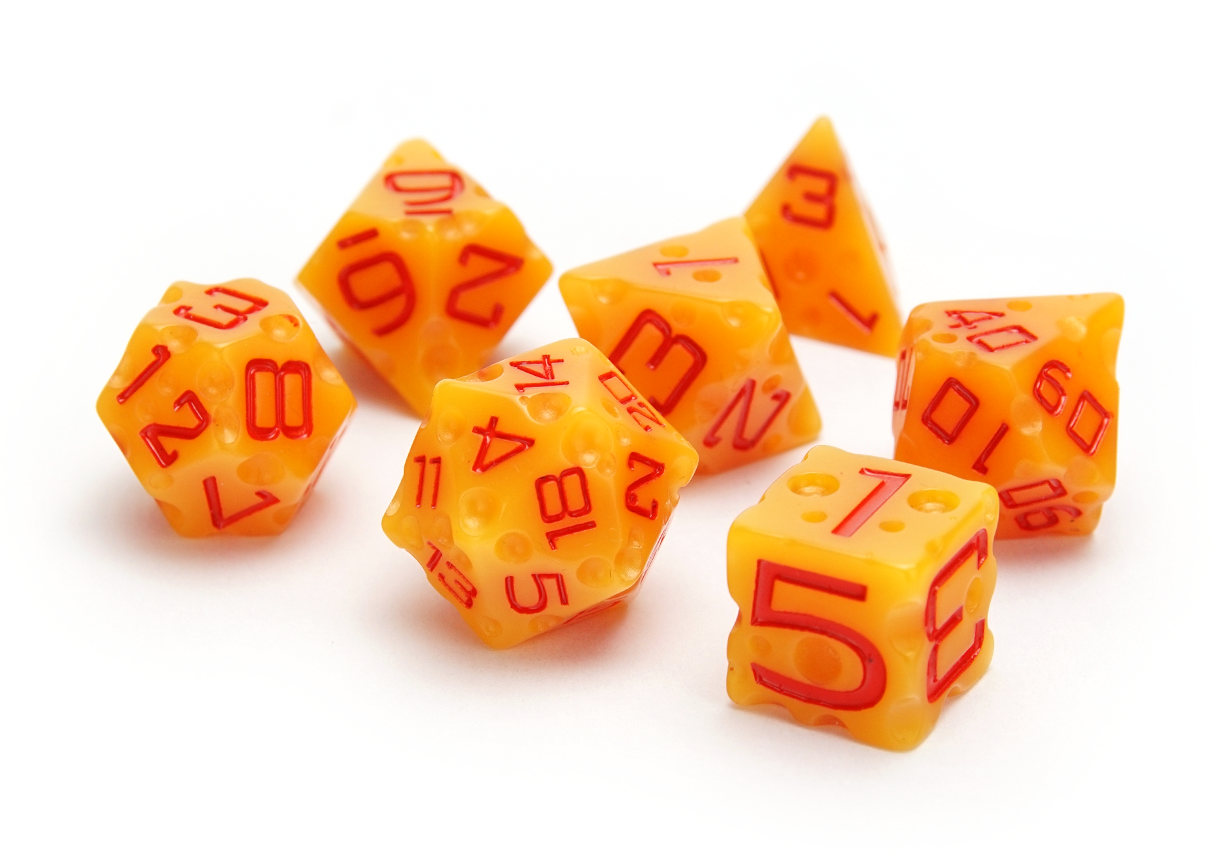 Cheese Dice Set | Free & Fast Shipping | DiceRoll UK