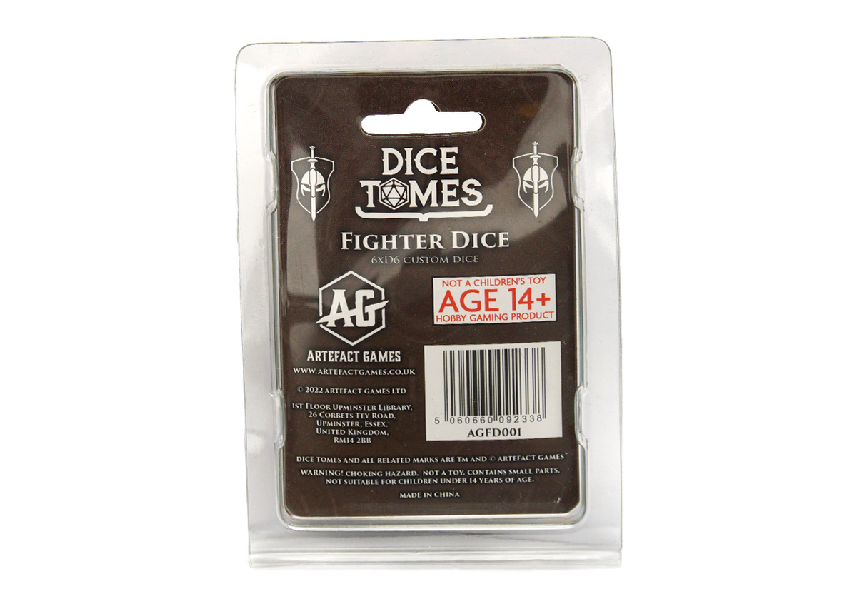 Dice Tomes - Fighter Dice | Free & Fast Shipping | DiceRoll UK