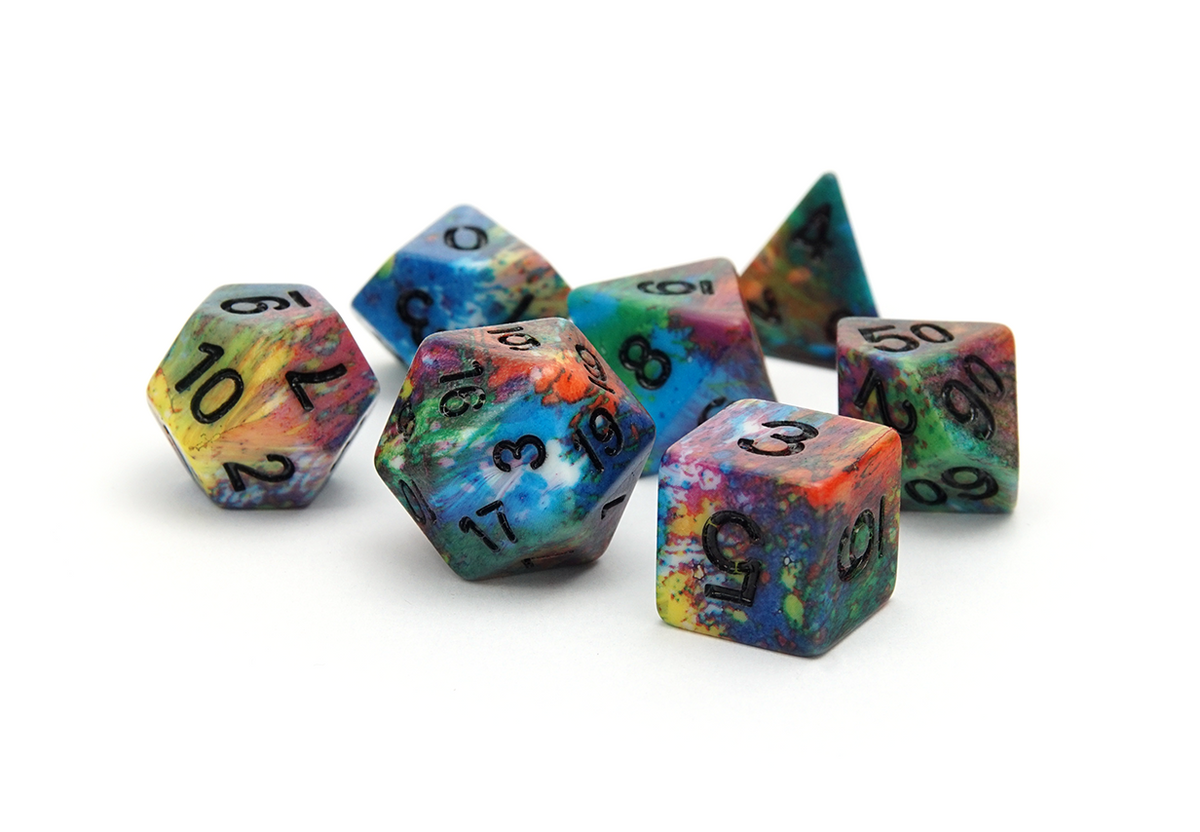 Melted Crayon Dice | Free & Fast Shipping | DiceRoll UK