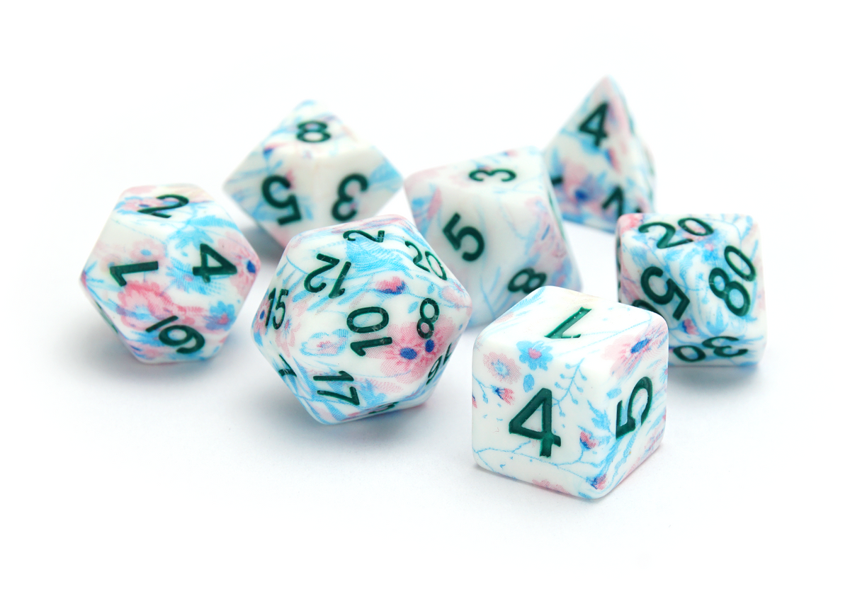 Melted Dice | Wildflower | Free & Fast Shipping | DiceRoll UK