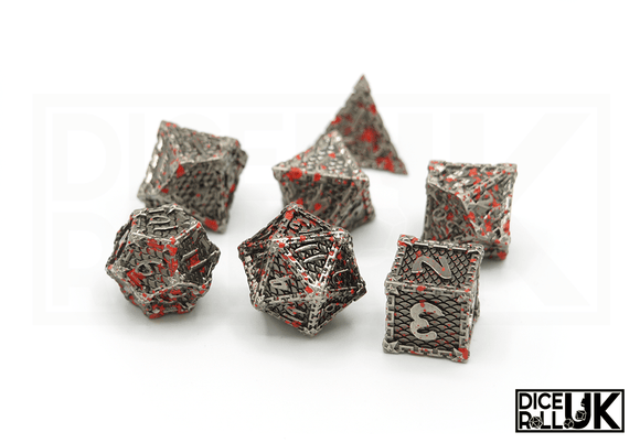 Dragon Scale - Bloody Silver | Free & Fast Delivery | DiceRoll UK