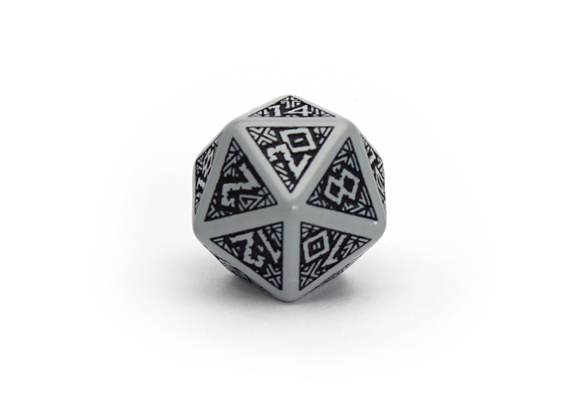 Grey & Black Dwarven Dice Set | Free & Fast Delivery | DiceRoll UK