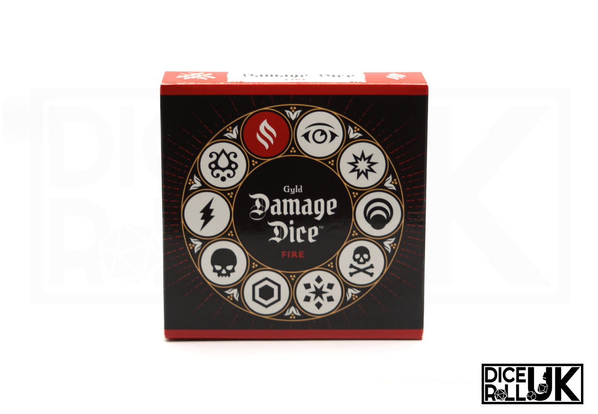 Gyld Damage Dice - Fire | Free & Fast Delivery | DiceRoll UK