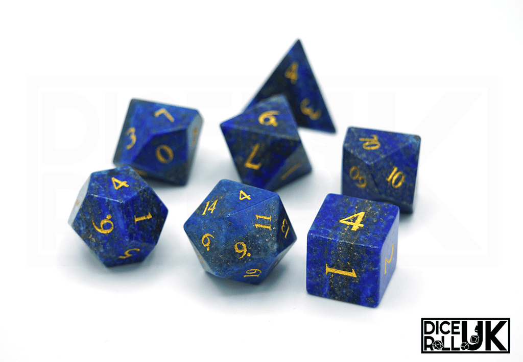 Lapis Gemstone Dice | Free & Fast Delivery | DiceRoll UK