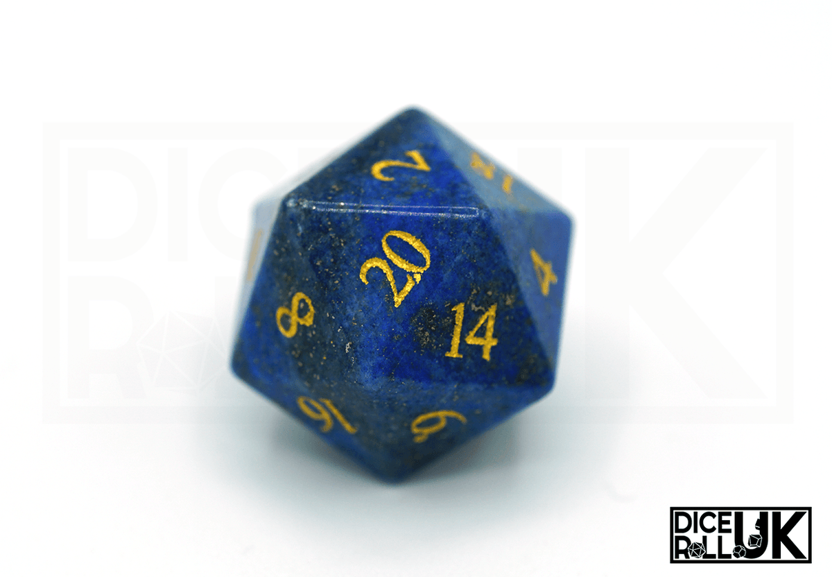 Lapis Gemstone Dice | Free & Fast Delivery | DiceRoll UK