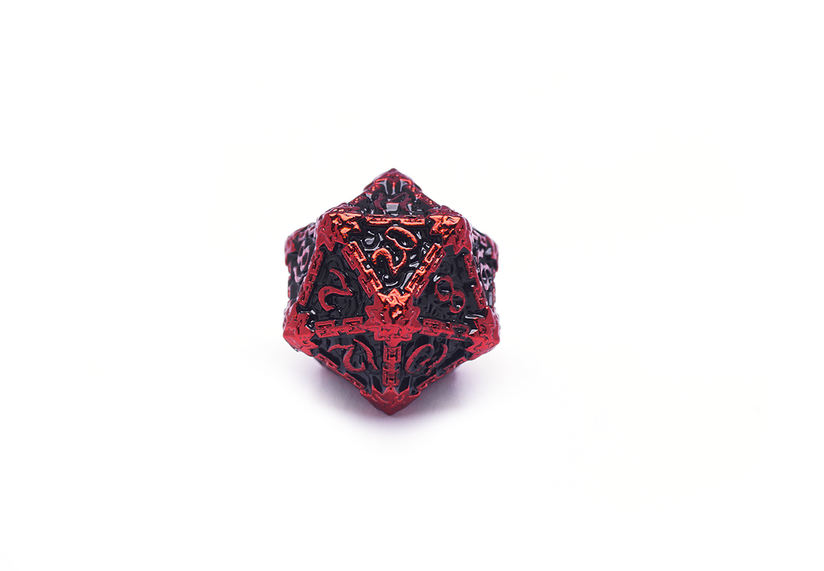 Metal Dagger Dice - Crimson Blade | DiceRoll UK